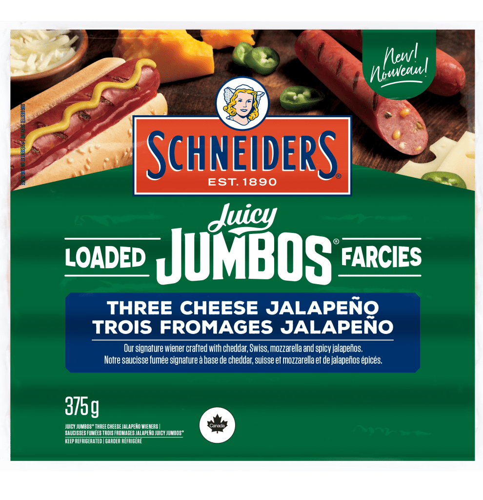 Loaded Three Cheese Jalapeño Juicy Jumbos - Schneiders